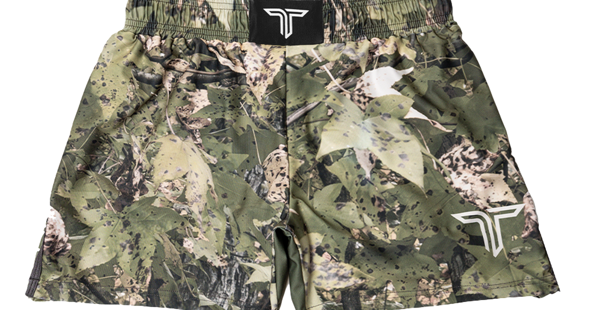 Youth Hunter Camo Fight Shorts – Takedown Sportswear