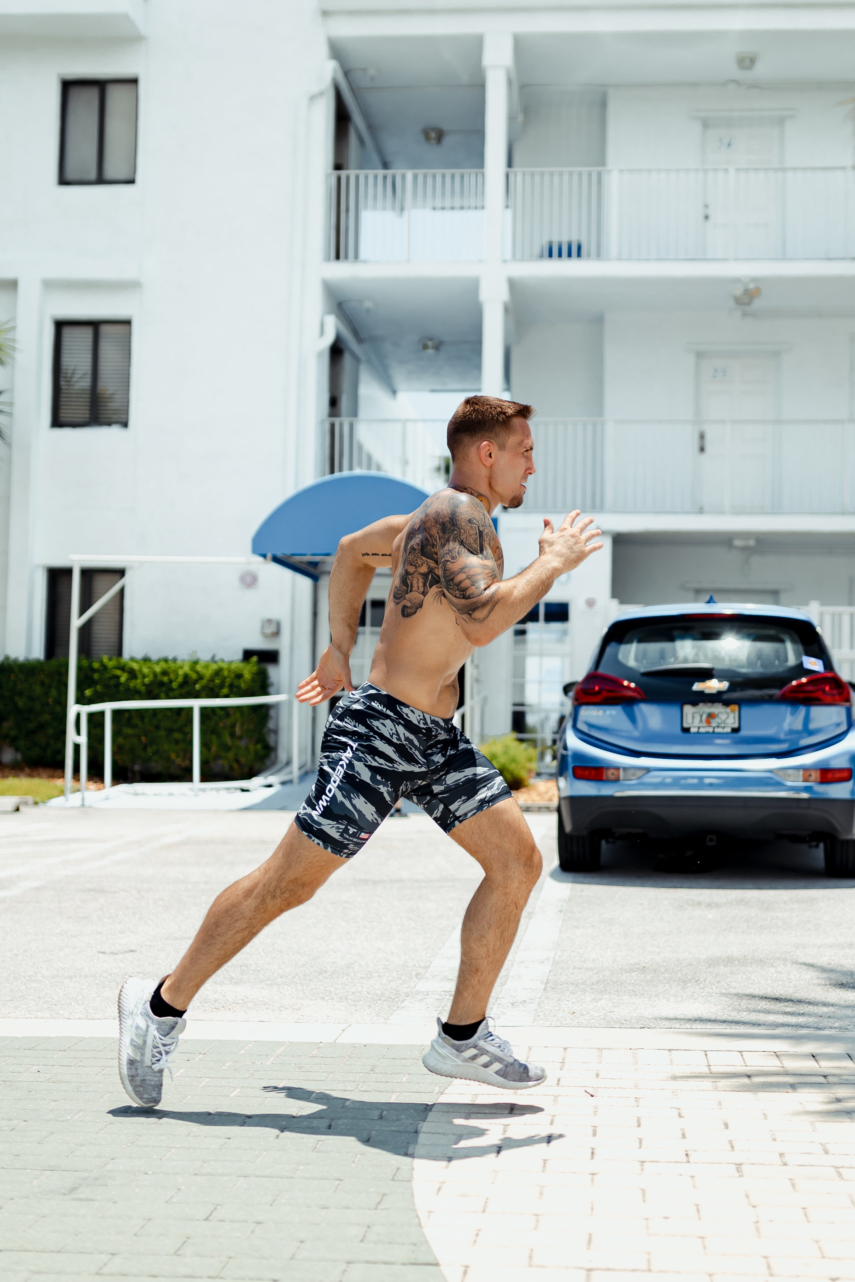 TD-CS-007 360° Custom Compression Shorts – Takedown Sportswear