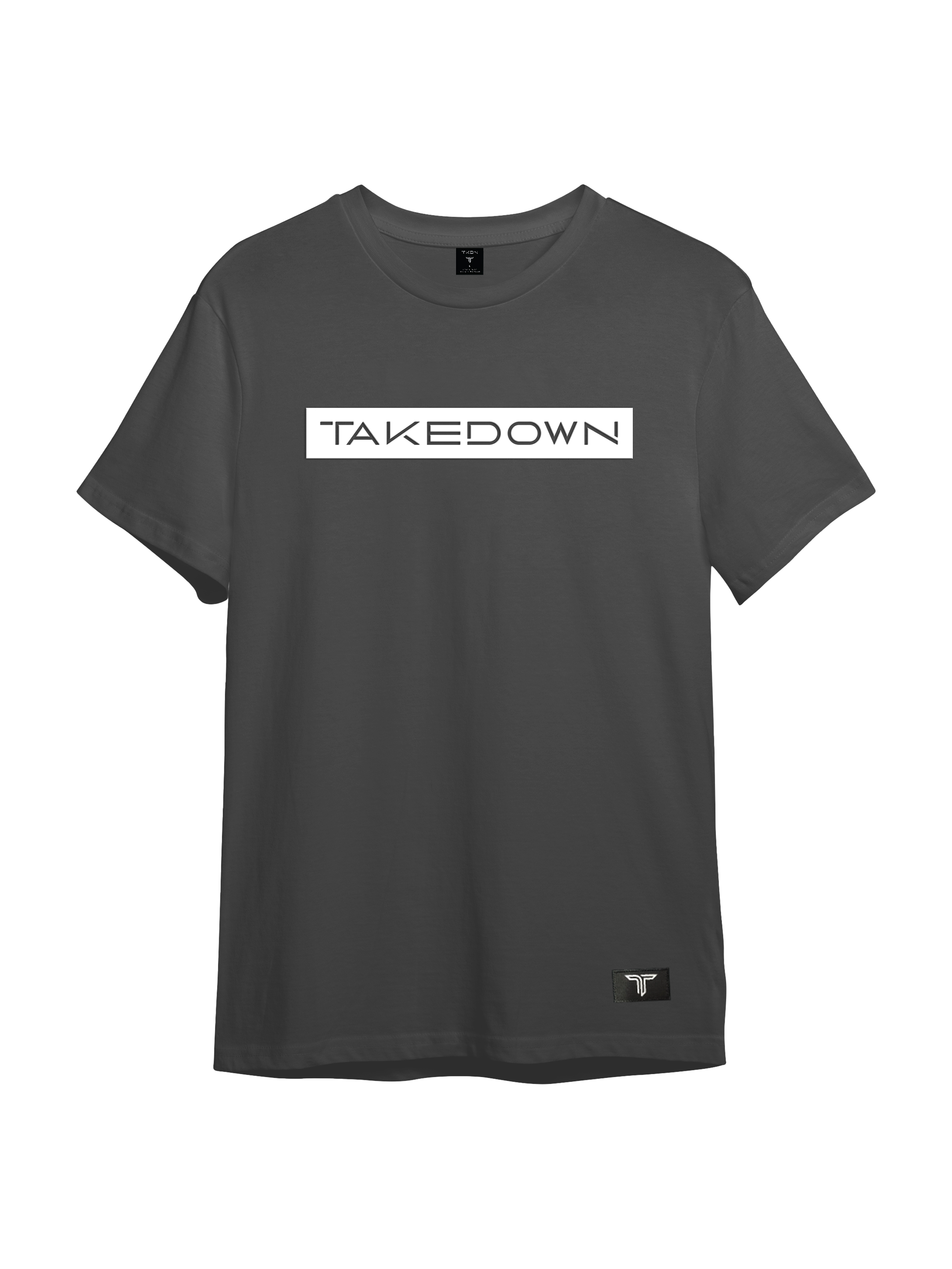 Box Logo T-Shirt - Charcoal – Takedown Sportswear
