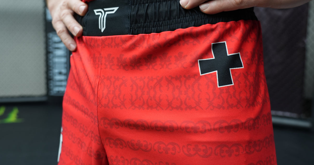 Merab Dvalishvili V2 Fight Shorts (5" Inseam) - Code Red – Takedown ...