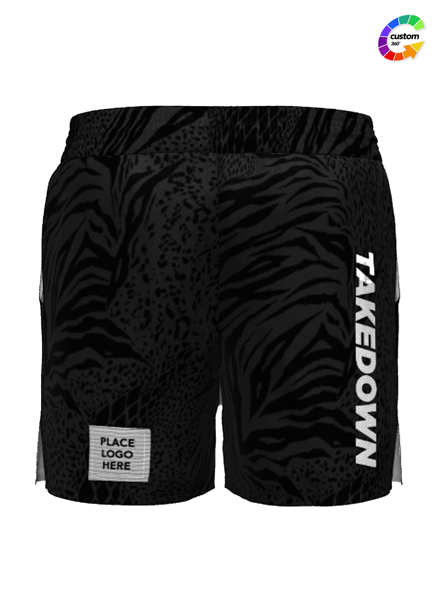 TD-GS-009 360° Custom Gym Shorts (5"&7“ Inseam) – Takedown Sportswear