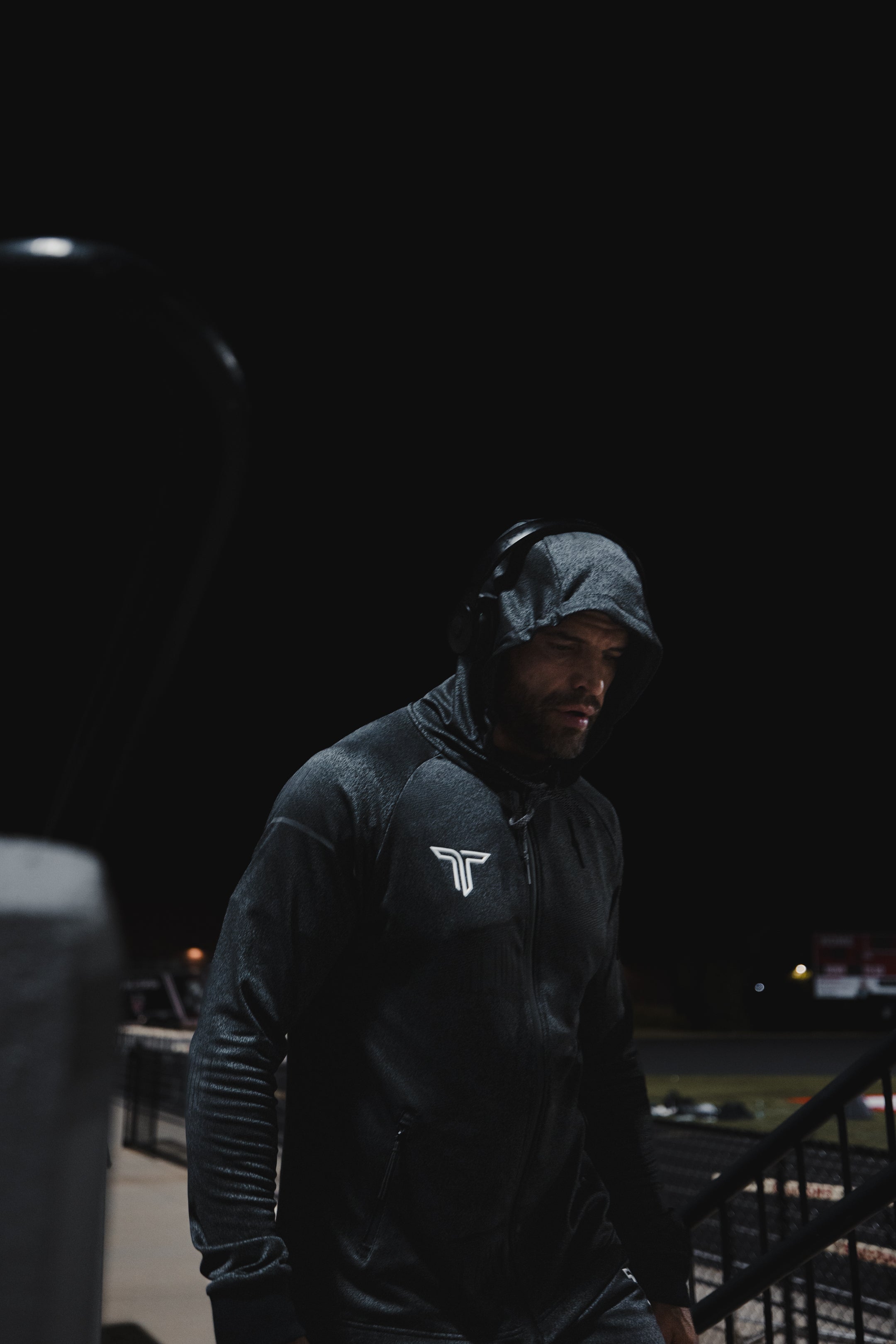 Night Vision Full Zip Hoodie - Black – Takedown Sportswear