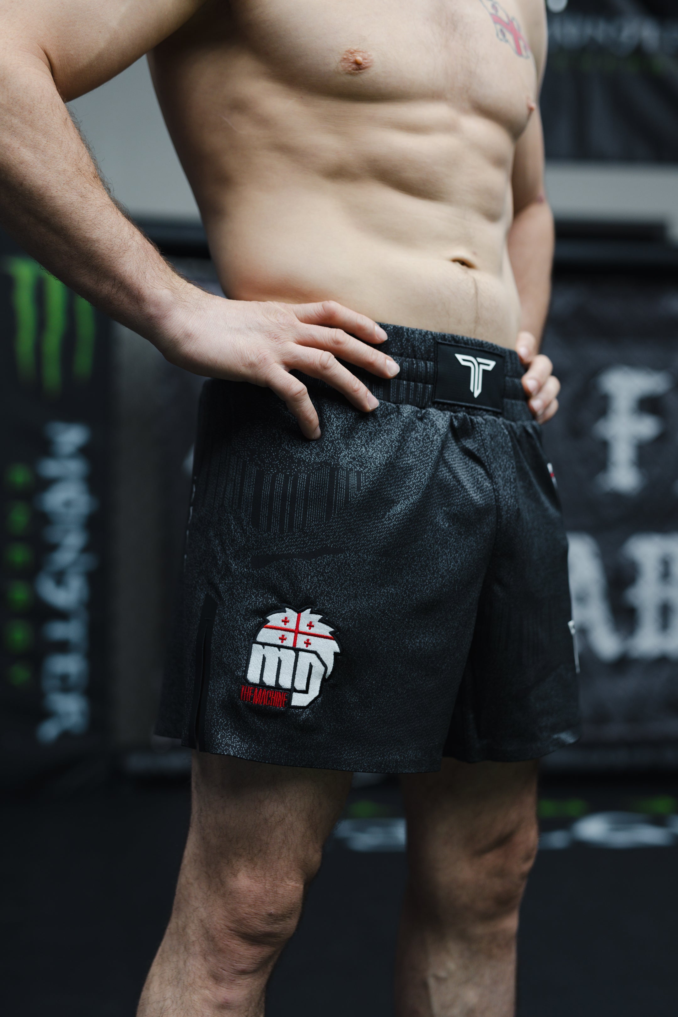 Merab Dvalishvili Night Vision Pro Fight Shorts (5" & 7" Inseam) - Bla ...