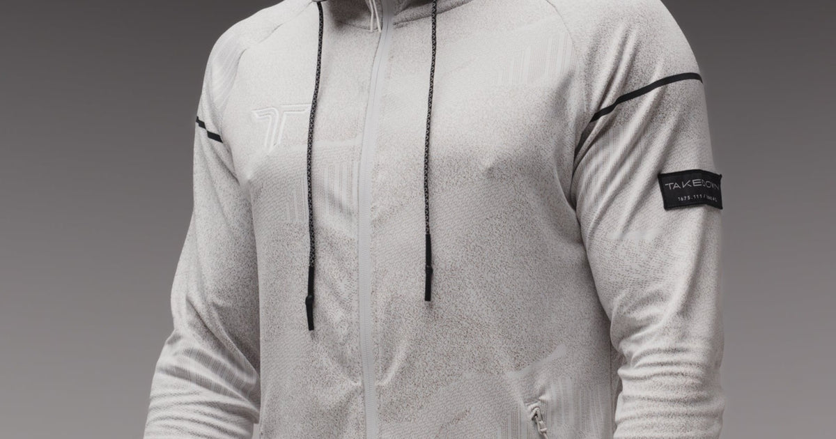 Night Vision Full Zip Hoodie - White – Takedown Sportswear