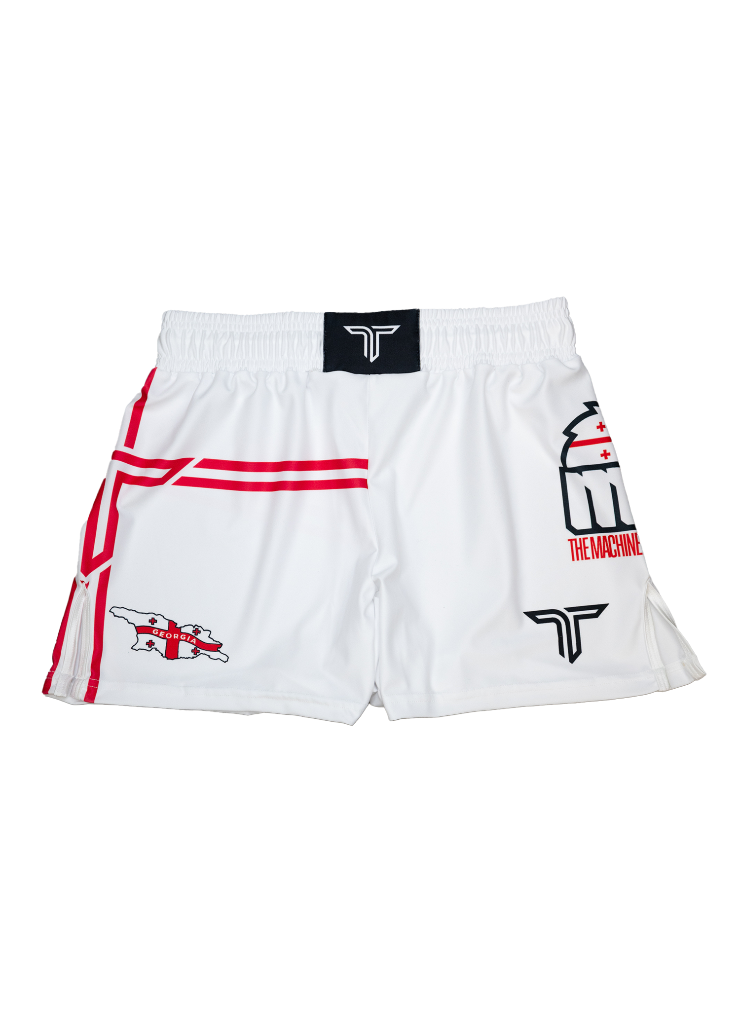 Merab Dvalishvili Fight Shorts (5" Inseam) - White – Takedown Sportswear