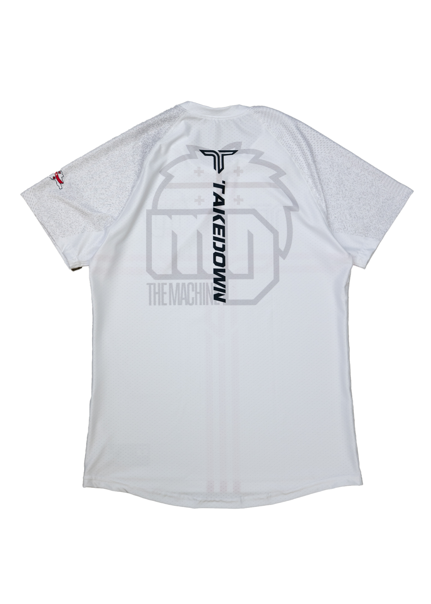 Merab Dvalishvili Raglan Top - White – Takedown Sportswear