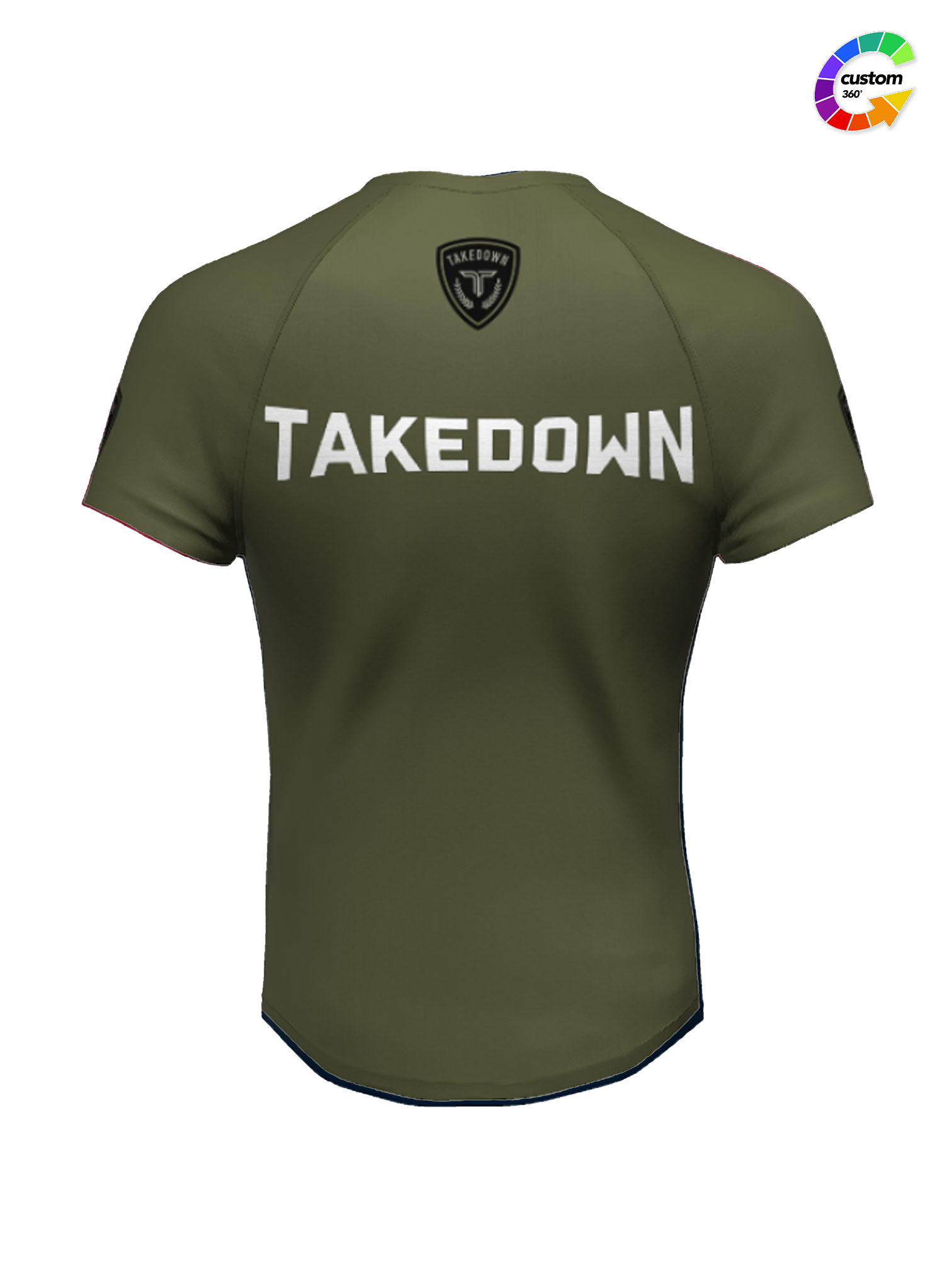 TD-RGL-003 360° Custom Raglan T-Shirt – Takedown Sportswear