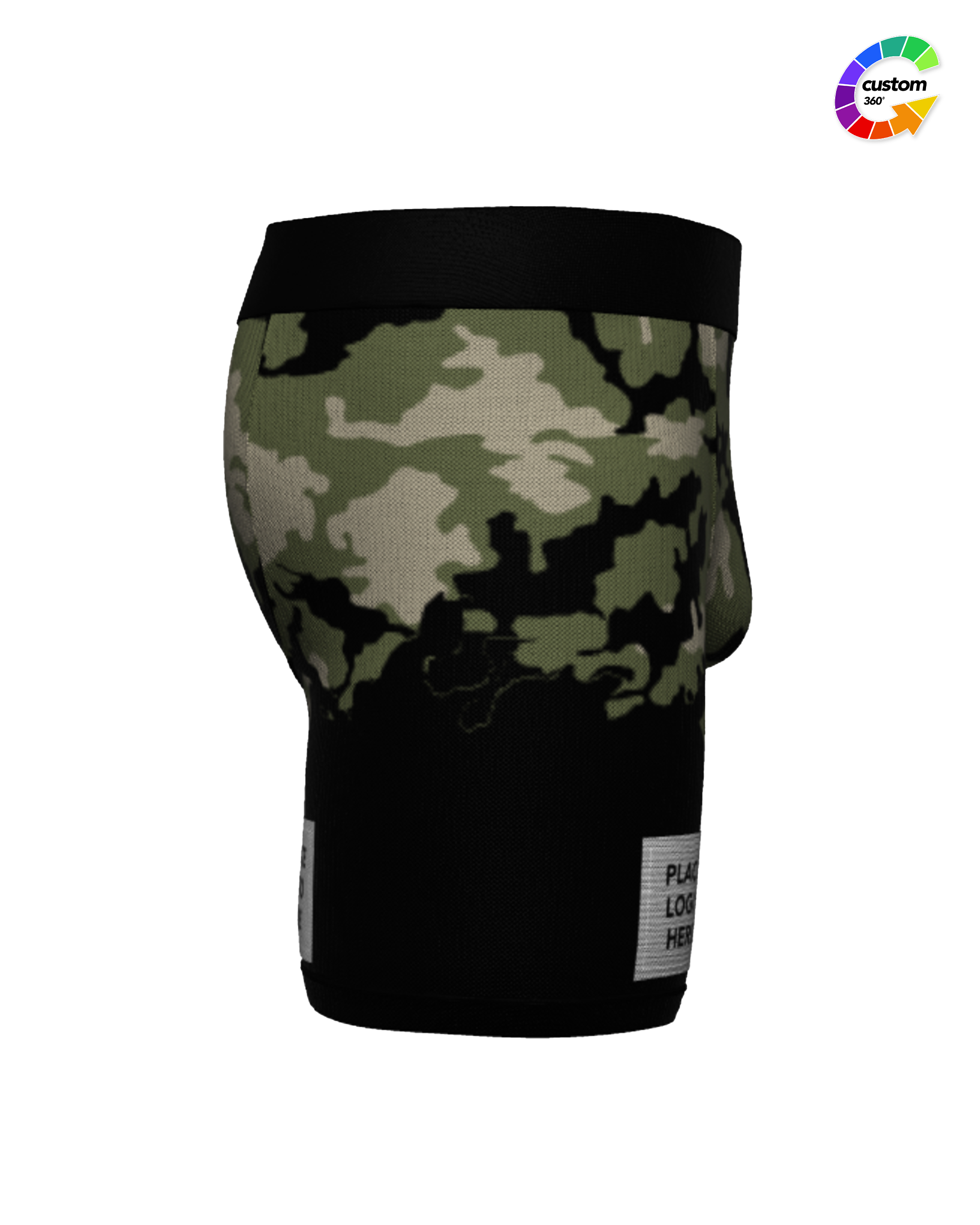 TD-CS-002 360° Custom Compression Shorts – Takedown Sportswear