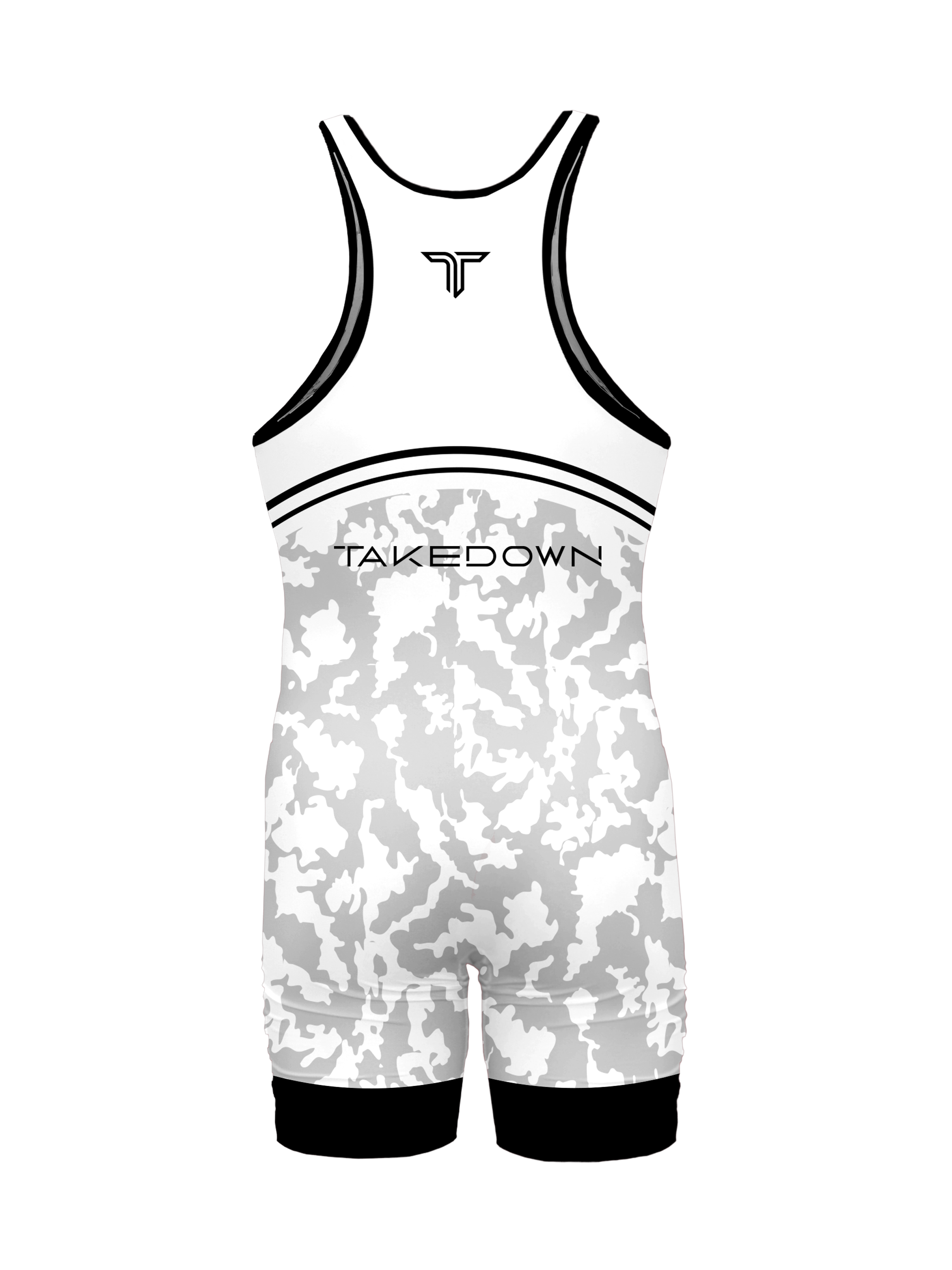 White Camo Wrestling Singlet – Takedown Sportswear