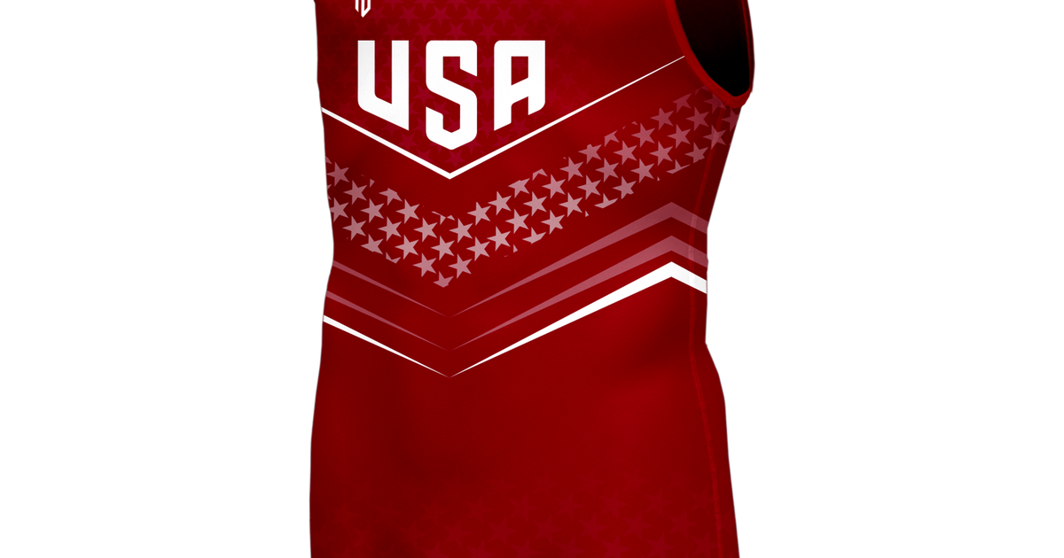 Starfall Wrestling Singlet - Red – Takedown Sportswear